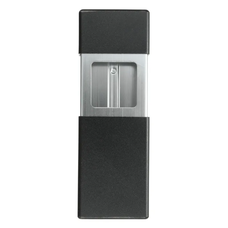 Portable Rectangular Ashtray - Smokeless, Elegant Sliding Metal Body in ...