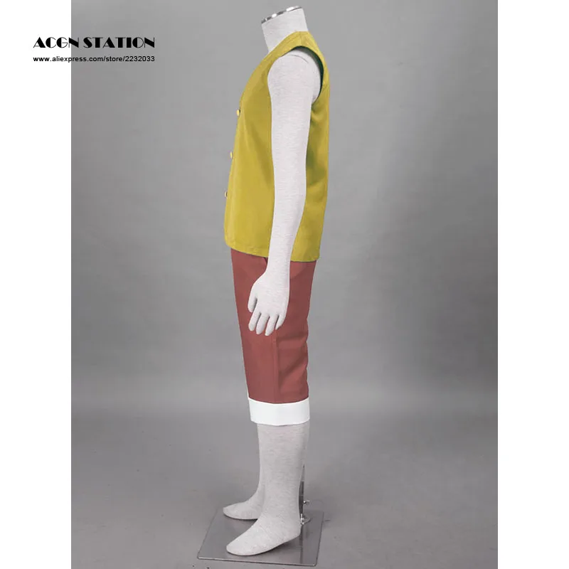 Yellow One Piece Luffy Cosplay Costume - buy at the price of $49.99 in ...