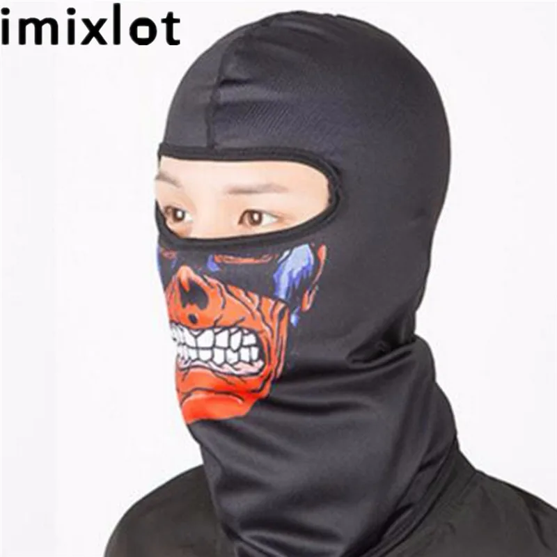 Imixlot Halloween Skull Mask Costume Cosplay Party Headwear Full Face ...