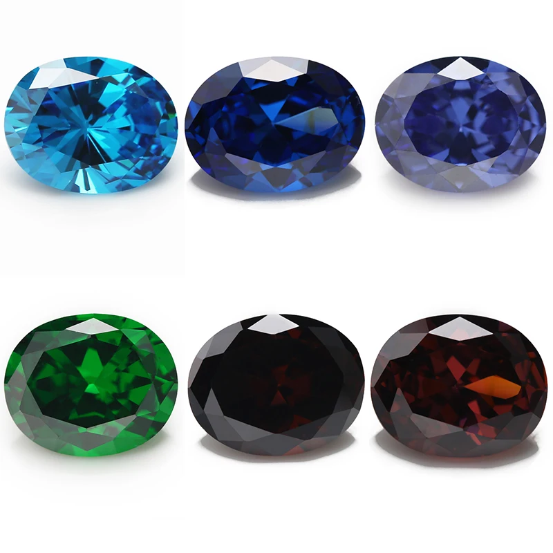 Size-3x5-10x12mm-Oval-Shape-Cubic-Zirconia-Stone-Green-Deep-Sea-Blue ...