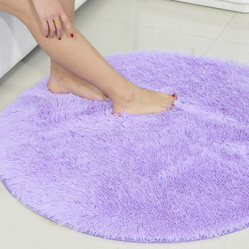 Hairy Carpet Chair Cover Soft Bedroom Faux Mat Seat Pad Short hair ...