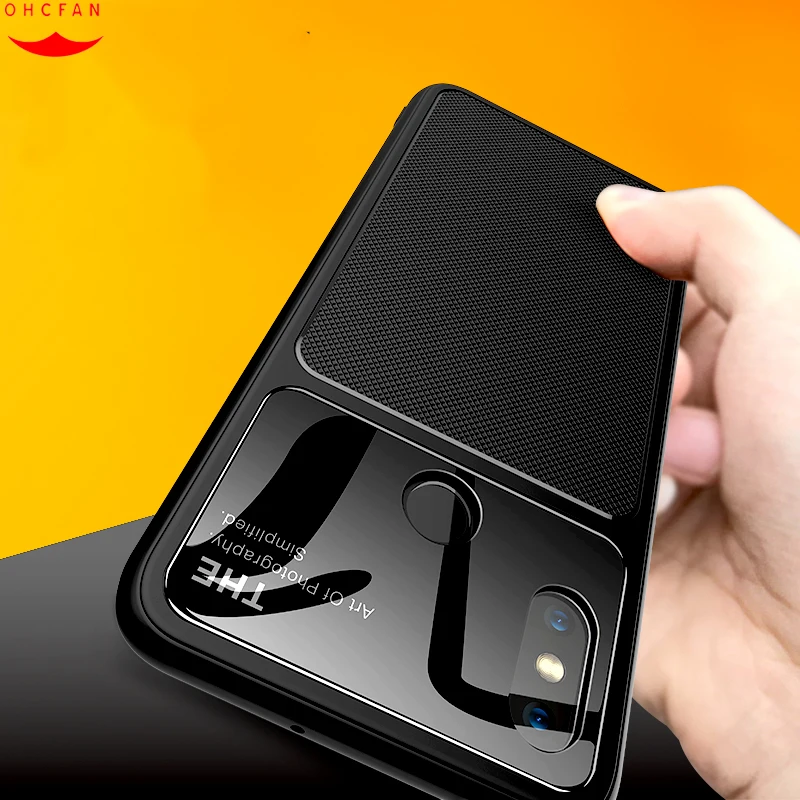 For Xiaomi Mi 8 Case Anti fingerprint Silicon Full Body Tempered Glass ...