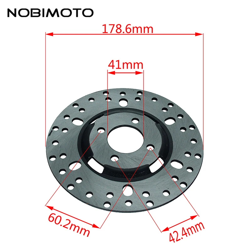 180mm-ATV-Rear-Brake-Disk-Rotor-4-Hole-Motorcycle-Rear-Brake-Disc-Rotor ...