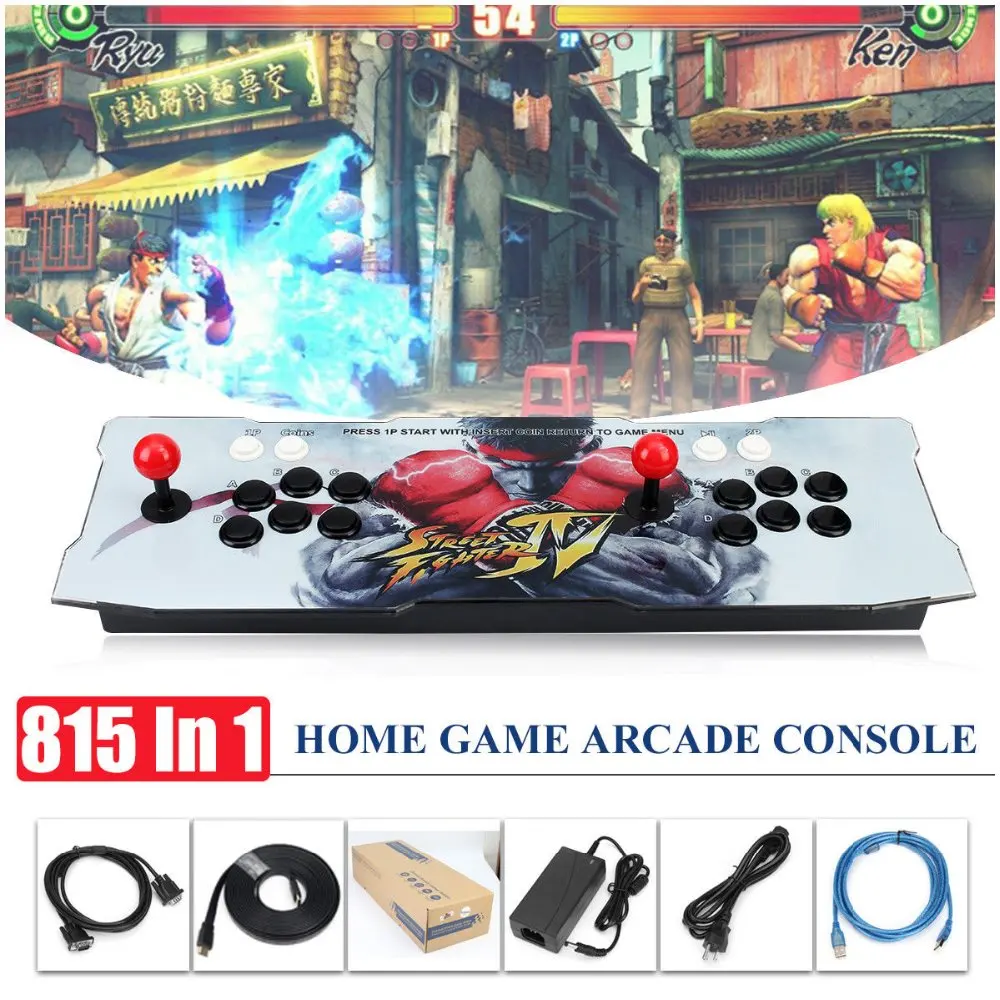 classic Arcade Game Console 1388 in 1 Game Box 6S Video Game Slim Metal ...