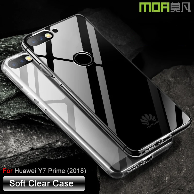 Huawei Y7 Prime 2018 Case Y7 Prime 2018 Soft Case Clear Cover Silicone ...