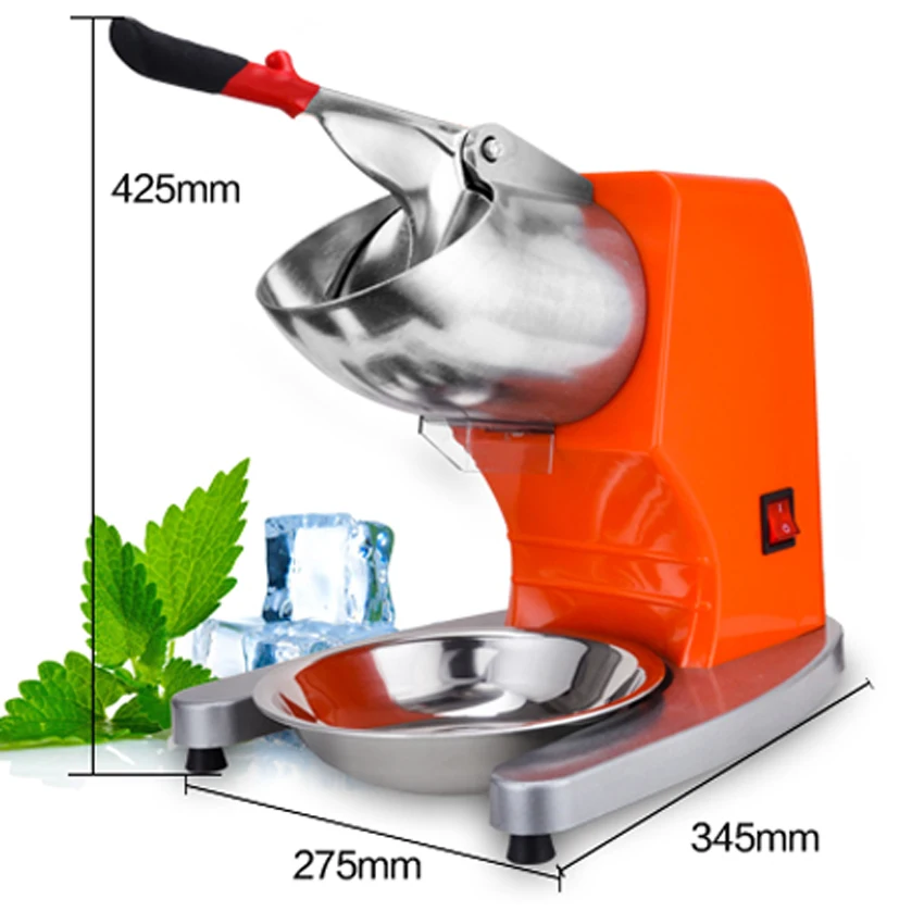 מוצר - Electric ice crusher machine commercial household ice chopper ...