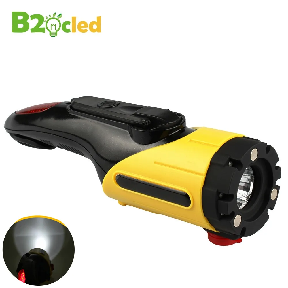 Multi function LED flashlight outdoor car security warning light ...