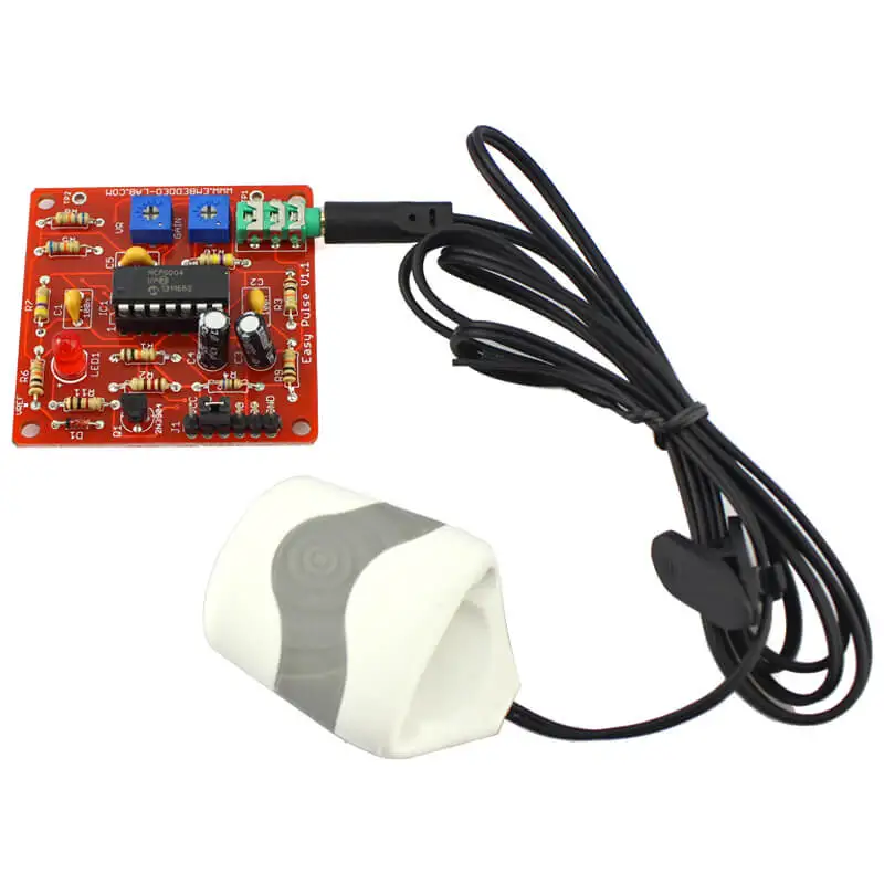 Elecrow Easy Pulse V11 Diy Pulse Sensor Heart Rate Electronic Module Kit For Makers Hobby 
