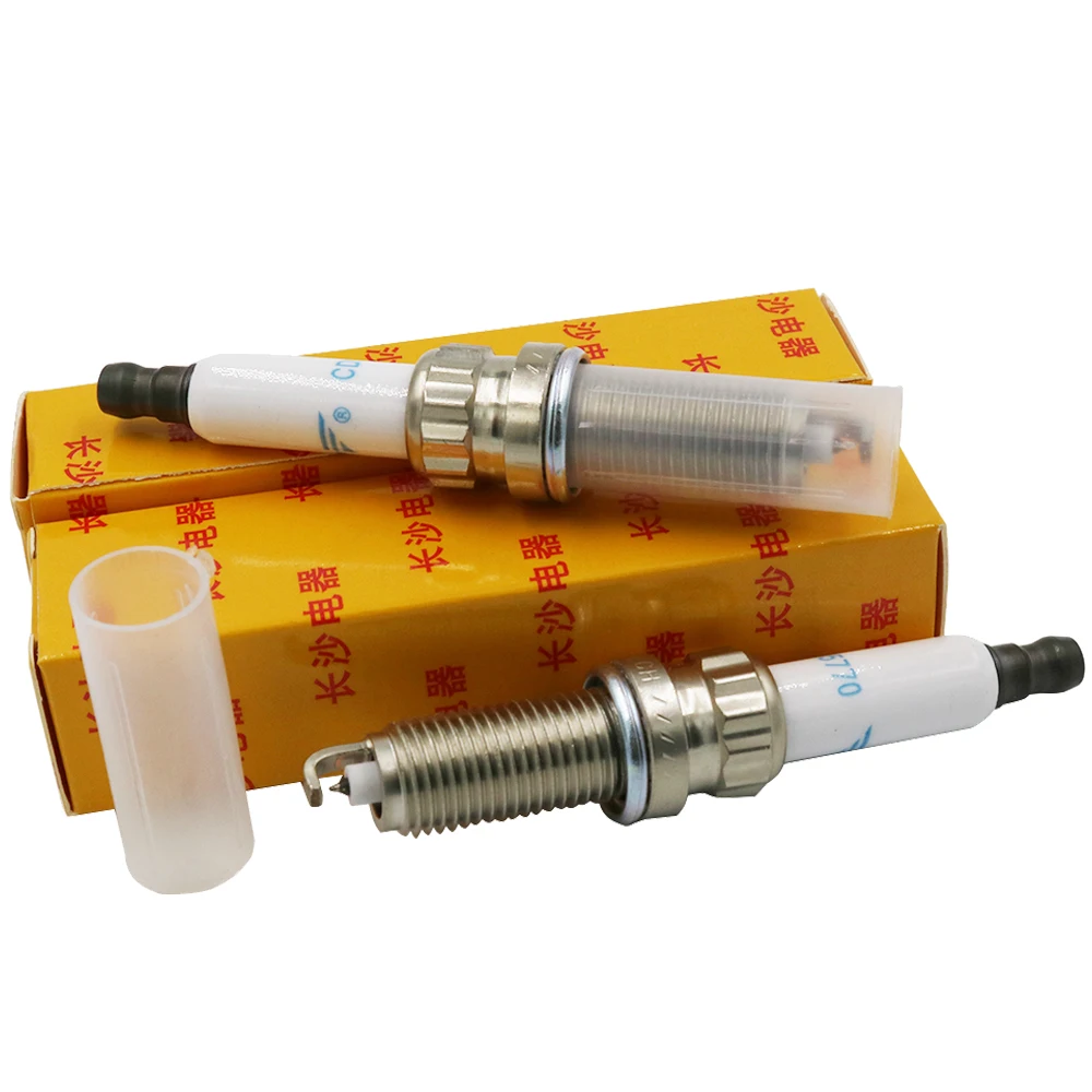 Bujías de iridio para coche, accesorio de encendido brillante de ...