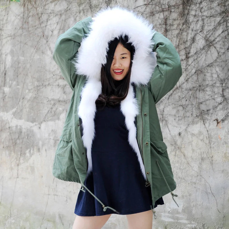 CX G P 05H New Fashion Winter Women Karpa Light grey Parka Coats Real ...