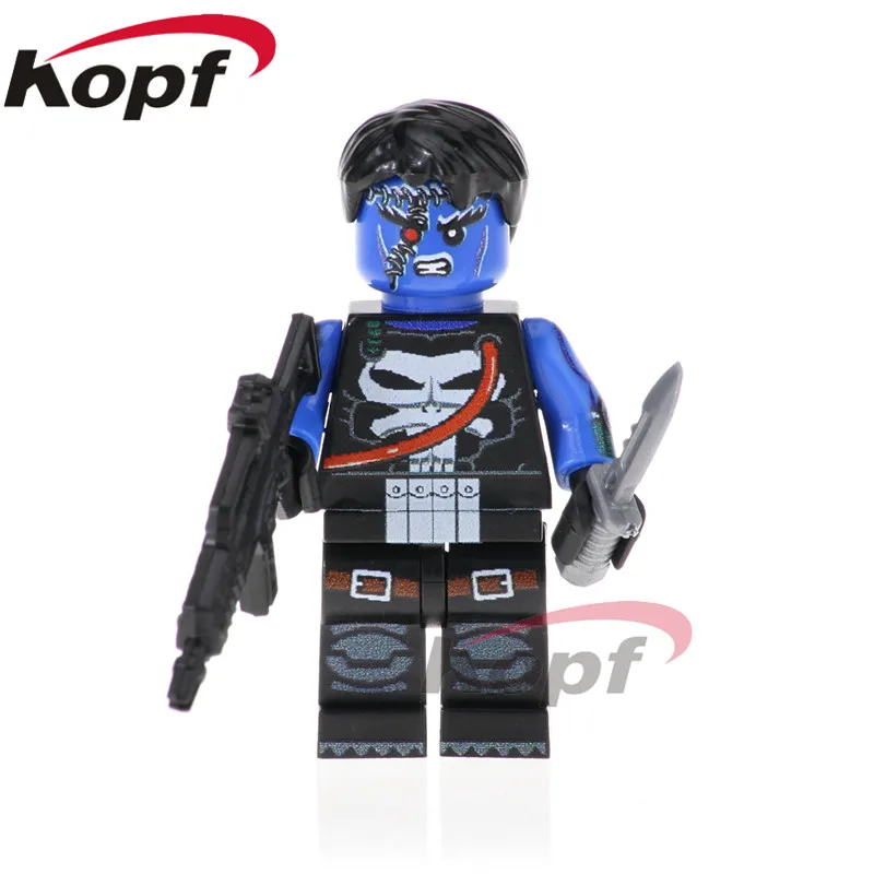 Single Sale Super Heroes Erik Killmonger Punisher Batman Black Panther ...