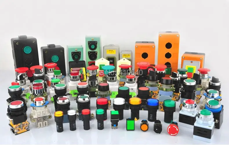 Free shipping Red Mushroom Emergency Stop Push Button Switch Cap LAY7 ...