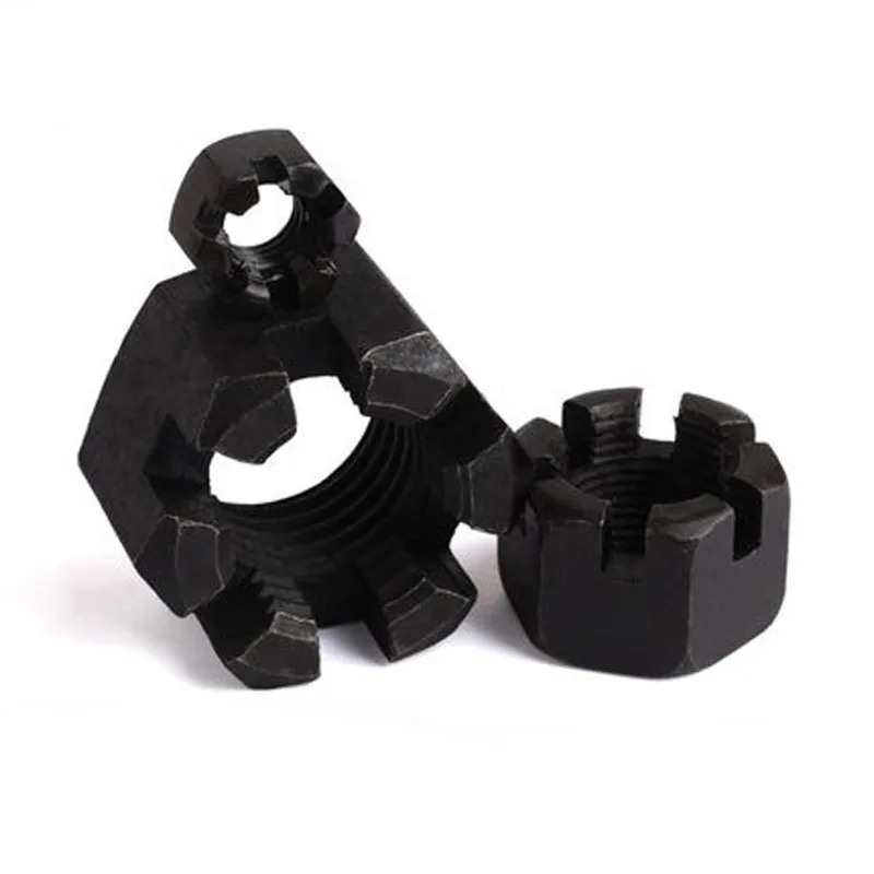 M8 M10 M12 M22 Hexagon socket Nut Hex Slotting Thin Nuts GB6181 Groove ...