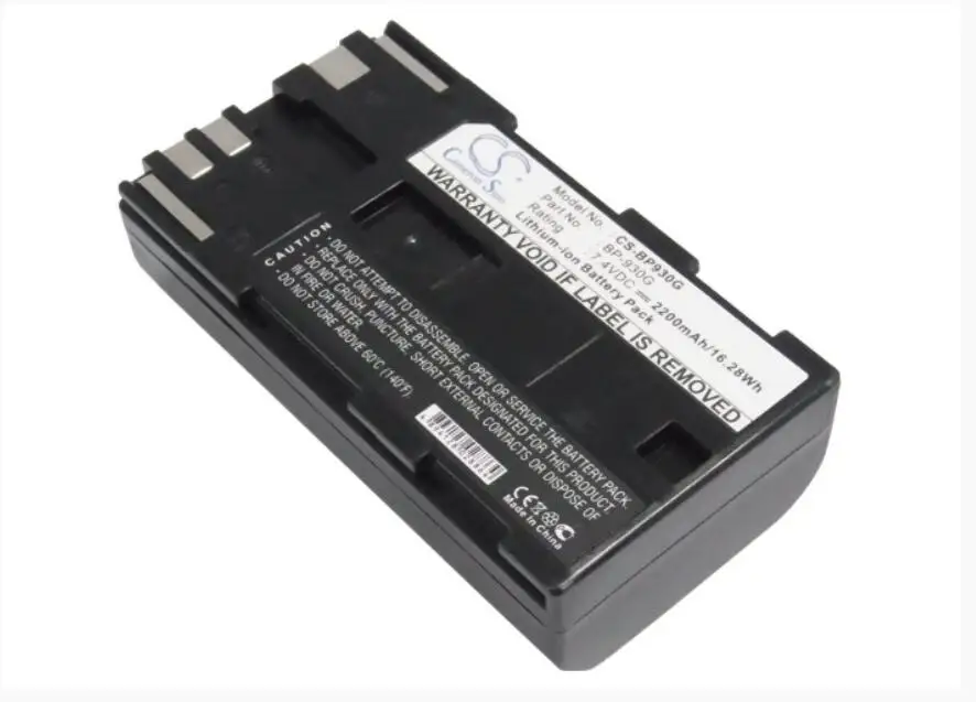 Cameron Sino 2200mah Battery For Canon Gl1 Gl2 Xha1 Xhg1 Xl1 Xl1s Xl2 ...