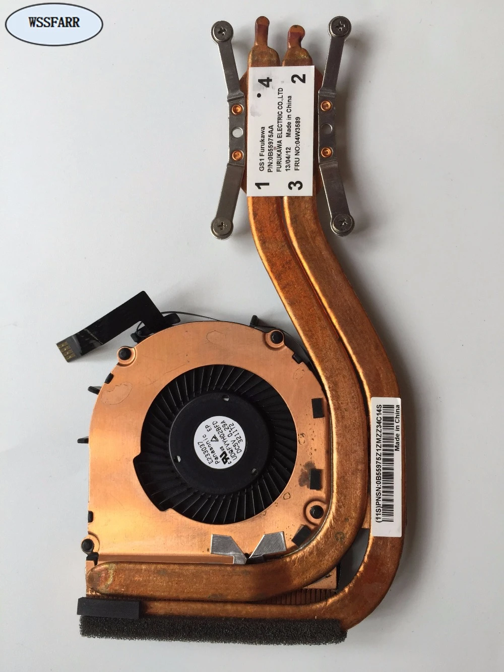 For Lenovo Thinkpad X1 Carbon Cooing Fan & Heatsink Cooler 04w3589 ...