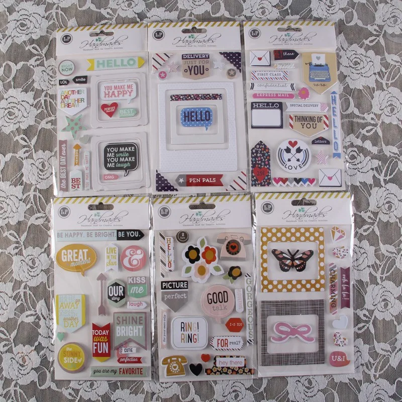 Online Buy Wholesale 3d scrapbook stickers from China 3d scrapbook ...