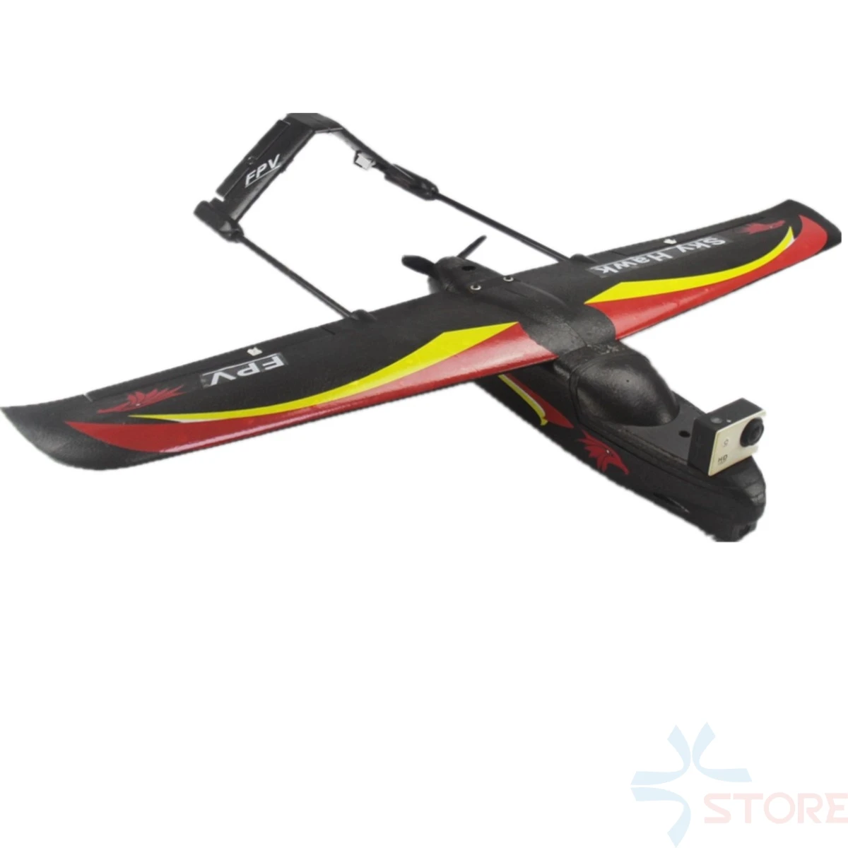 Sky Hawk V1 940mm Wingspan EPP RC Flywing Planes Kit PNP Black Electric RC Glider AliExpress 26