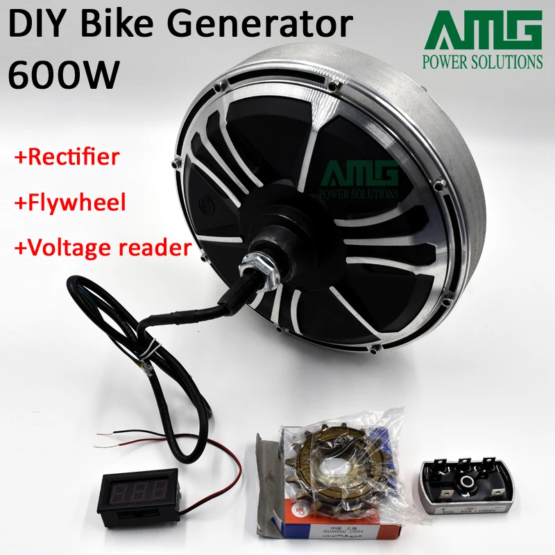 MAX-600W-Low-Speed-Rare-Earth-Brushless-Permanent-Magnet-Generator-Bike ...