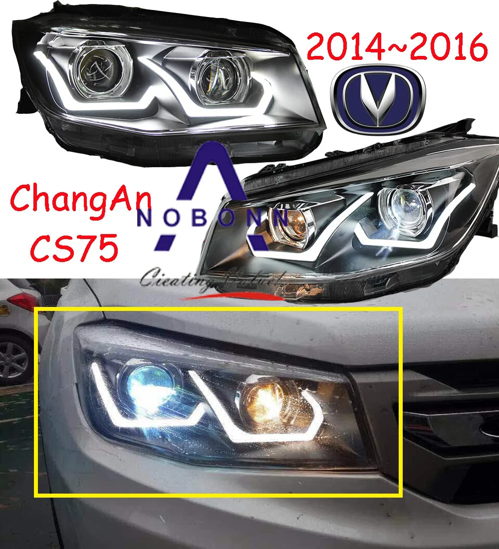 ChangAn CS75 headlight,2014~2016,Fit for LHD,Free ship!CS75 fog light ...