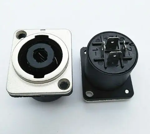 10 Pcs / Lot High Quality Metal Four - Core Square Speaker Audio ...