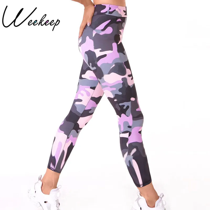 Weekeep Fitness Sporting Leggings Women High Waist Workout Legging 2018