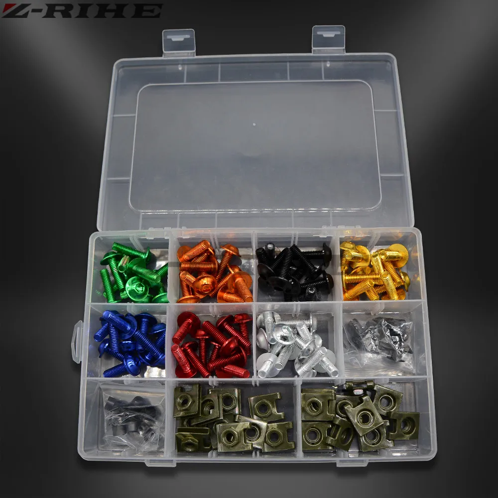 Speedy Fasteners Fairing Bolt Kit Motorcycle Fairing Bolts Kit – M5 X ...