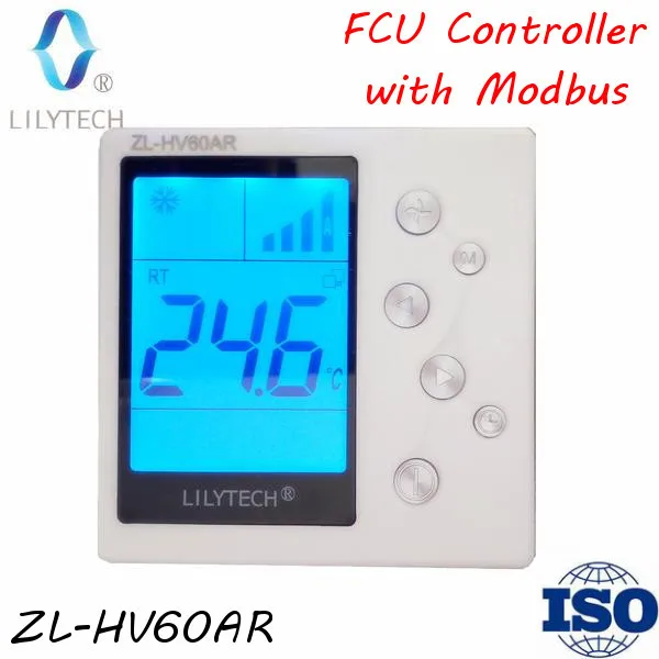 ZL-HV60AR, Modubs FCU controller, RS485 Thermostat, Modbus Thermostat ...