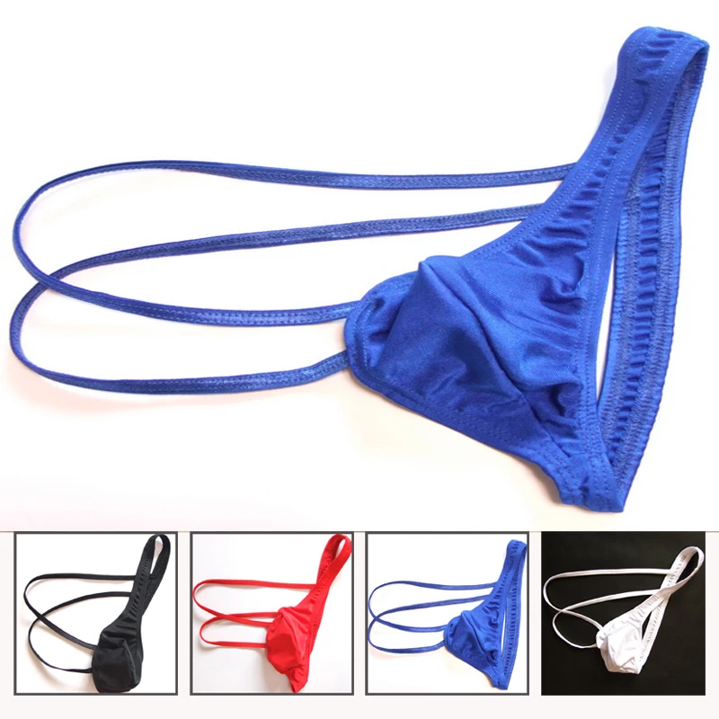 Hot String Homme Double Band Men's Sexy Thong Low-waist Male G-string ...