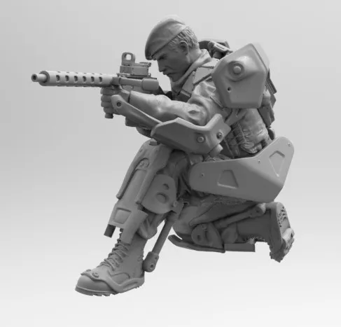 1/35 Scale Modern British Forces Commando Unit Unpainted Resin Model ...