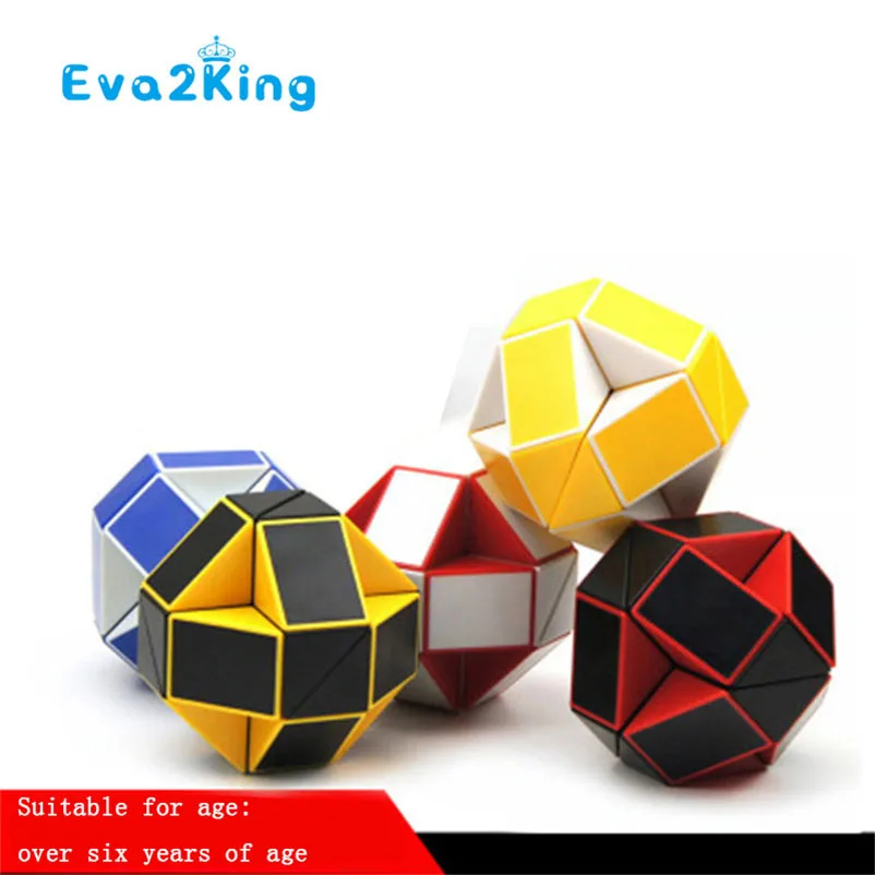 Hot Sale Colorful Magic Ruler 24 Segments Snake Twist Cube Puzzle For ...