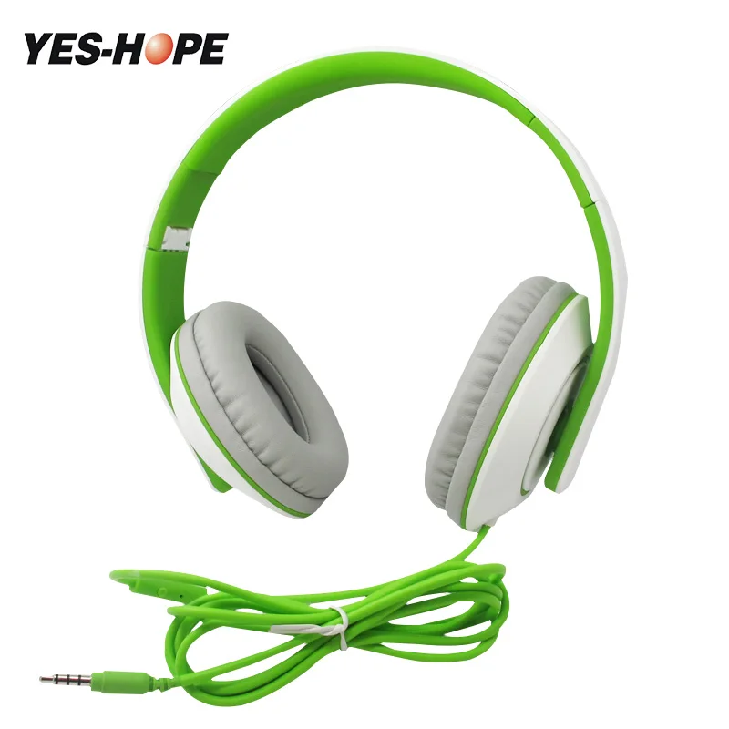 Over Ear 1.2m Wired Headband Headphones Deep Bass Stereo Headsets ...