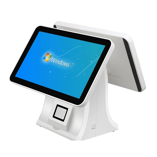 Newest 15inch Dual Screen POS Touch Cash Register System with I5 for ...