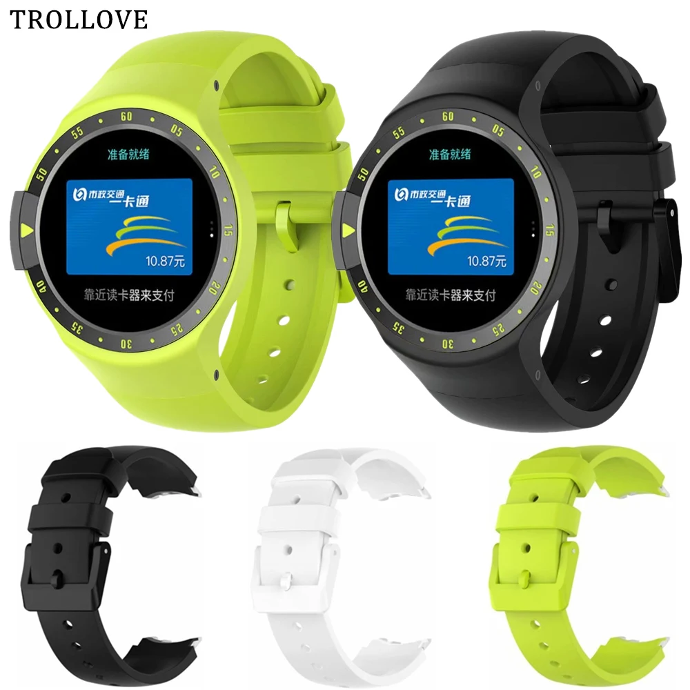 Para ticwatch s inteligente relógio de fitness pulseira de silicone ...