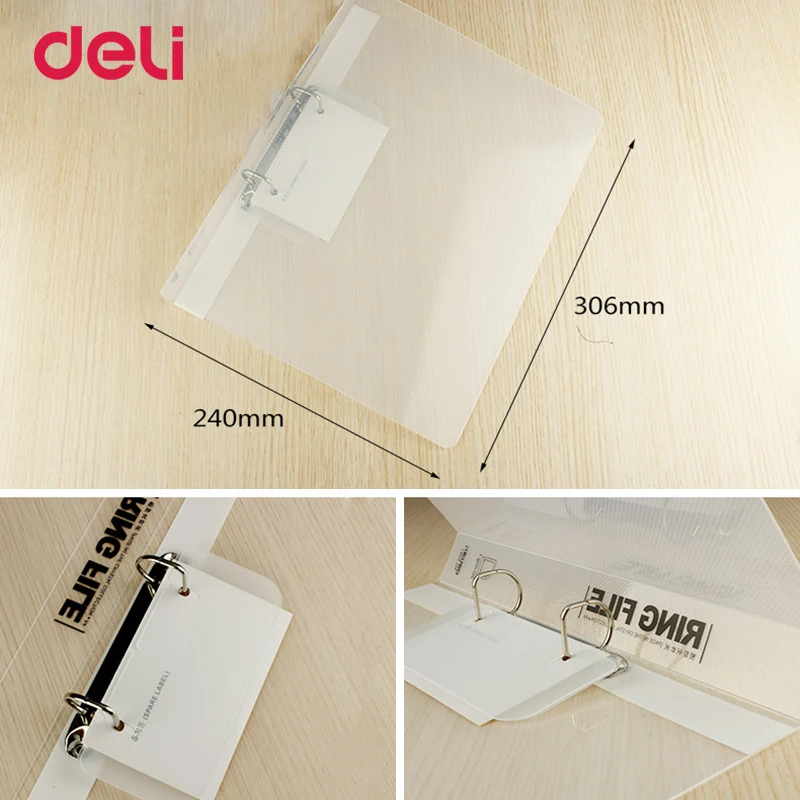 מוצר - Deli 5381 A4 Folder A4 Binder D 2 Holes Punched Hole Office File ...