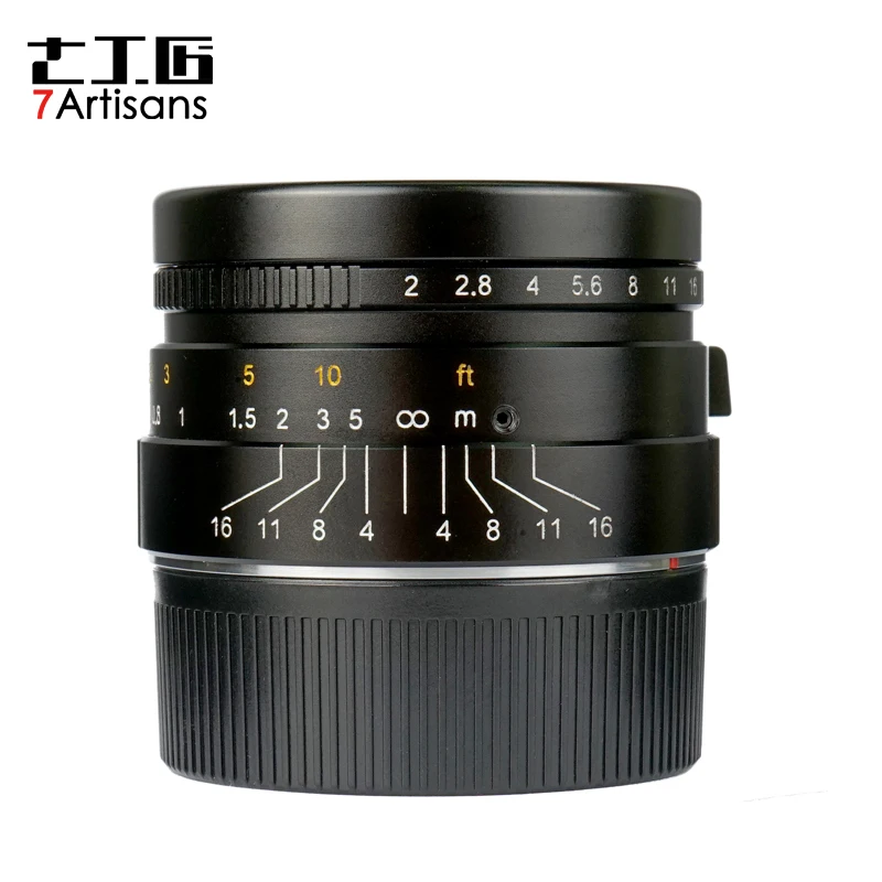 7 artisans 35 мм F2 объектив с широкой диафрагмой и параксиальных M-mount объектив для камеры ...