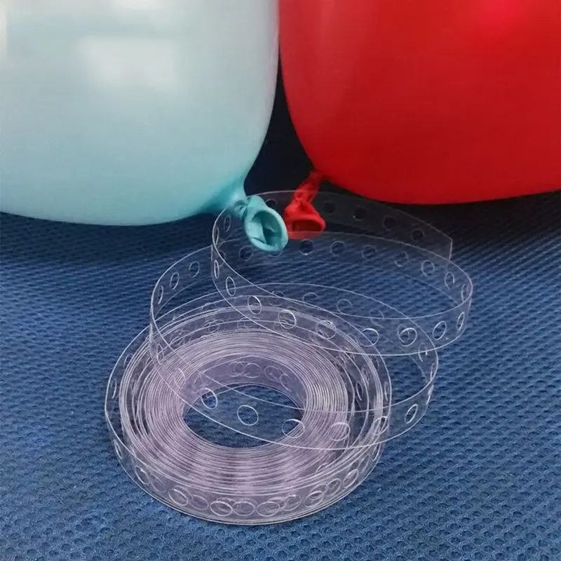 5M Plastic Air Balloon Arch Chain 410 Holes PVC Rubber Wedding Party ...