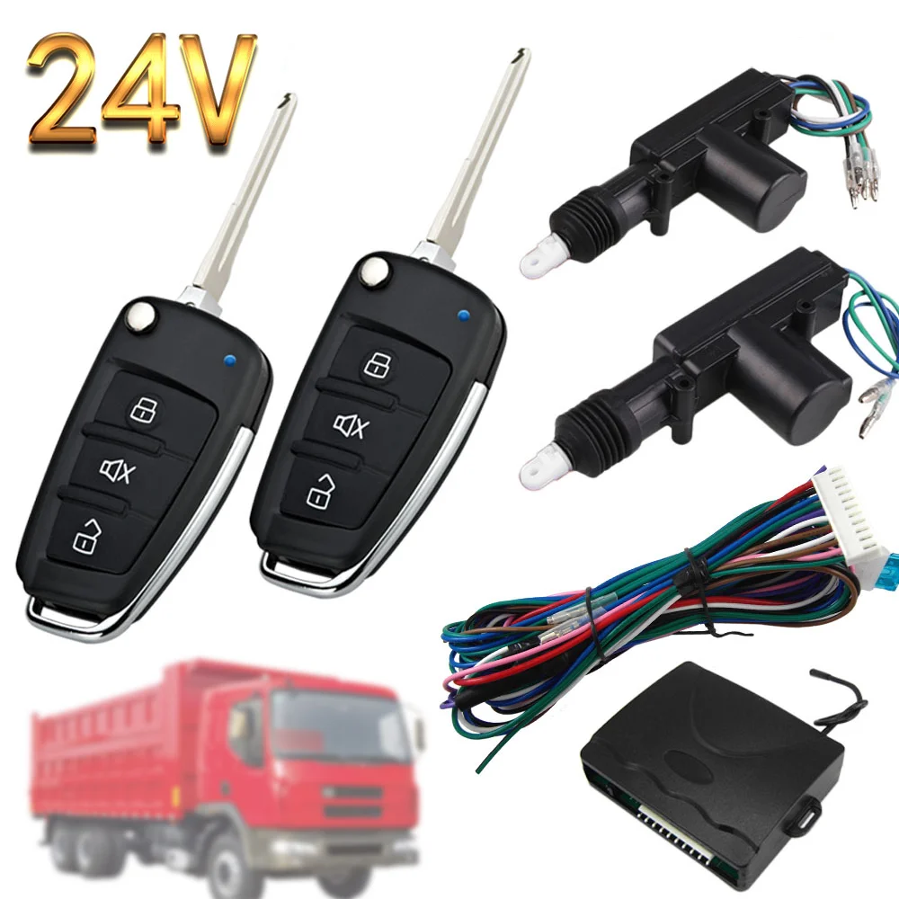 24V Truck Central Lock Waterproof Dustproof One-way Alarm Engineering ...