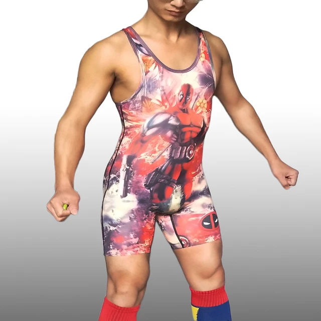Superhero Wrestling Singlets
