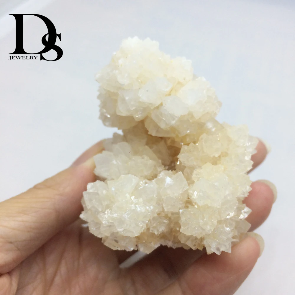 144g Natural White Calcite Skeletal Raw Quartz Point Rough Crystal ...