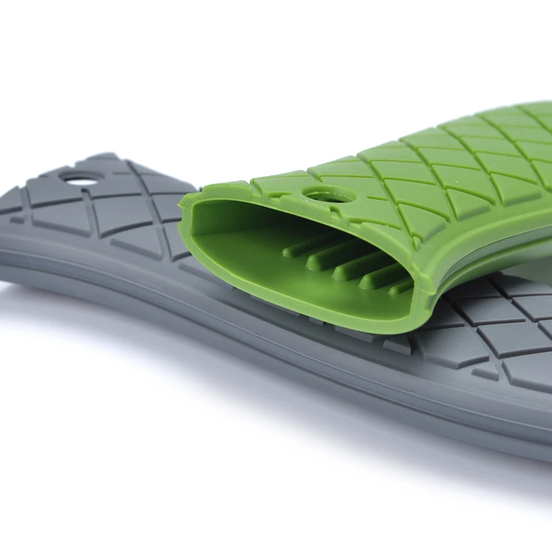 2pcs Heat Resistant Silicone Pot Pan Handle Anti slip Silicone Handle ...