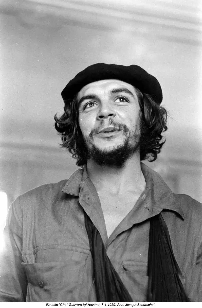 Communist Leader Che Guevara Smile Vintage Photo Classic Canvas ...