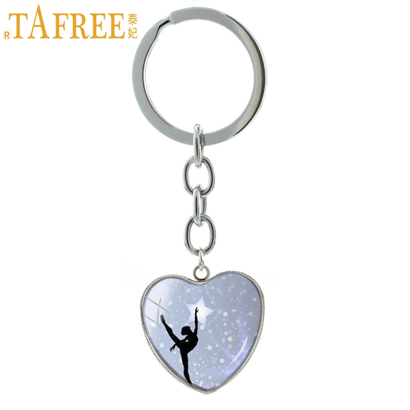 TAFREE Elegant Ballet Dancing keychain Jewelry vintage Irish Dance ...