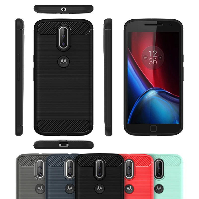 Rugged Armor Case For Moto G4 Plus Silicone Case TPU Soft High Quality ...