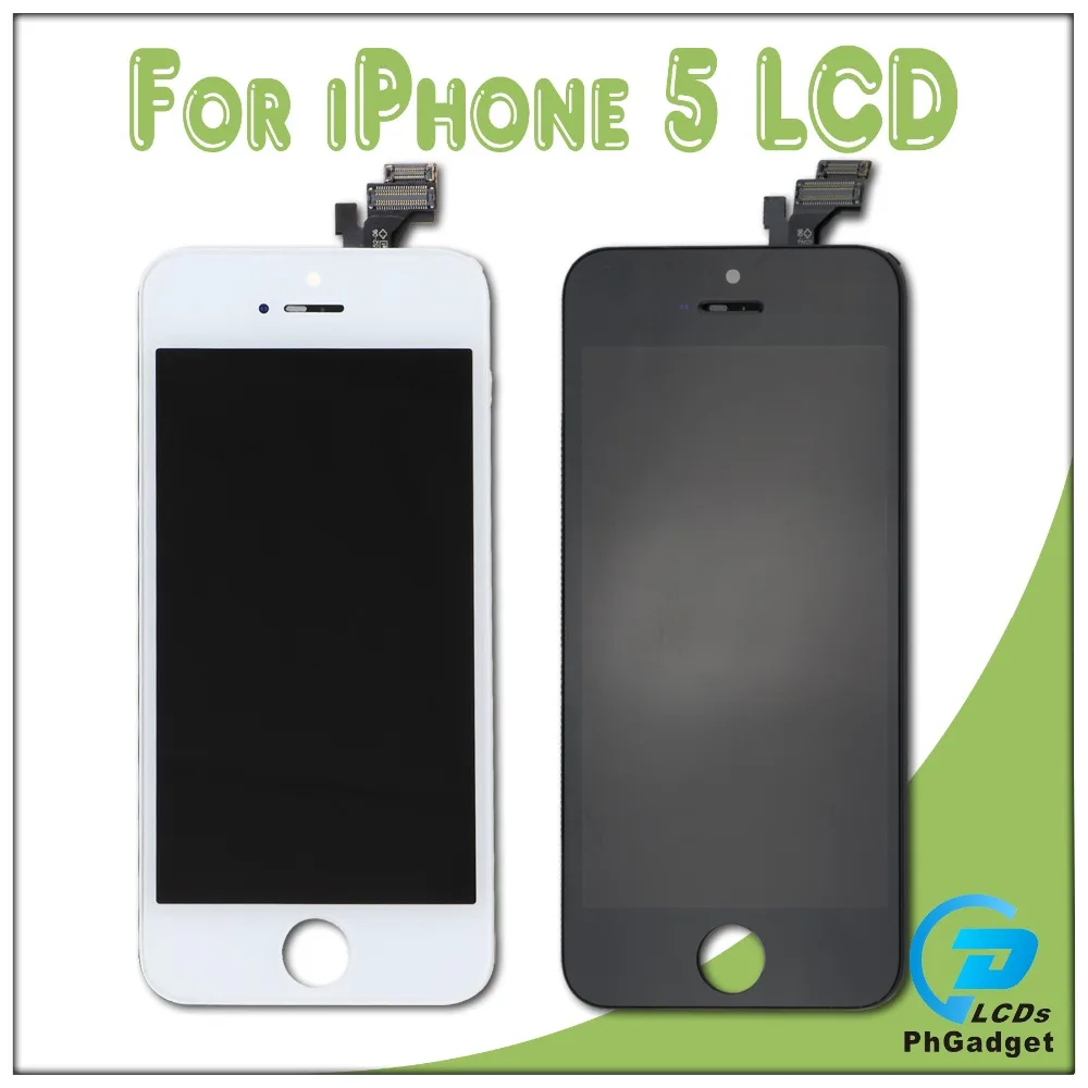 Touch Screen Digitizer LCD Display Replacement For IPhone 5 5G Black ...
