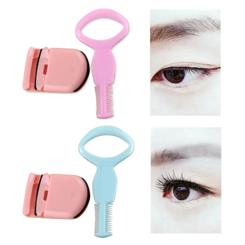 Mini Eyelash Curler Makeup Tool Set Portable Eyelash Mascara Applicator