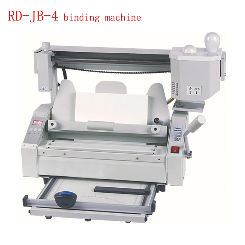 RD JB 4 Desktop Hot melt glue binding machine glue books binding machine glue book binder ...