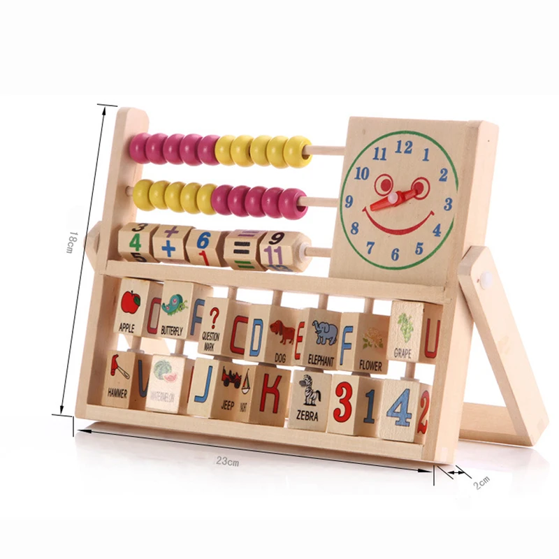 Math Toys for Children Wooden Toys Number Teaching Tool Abacus ...