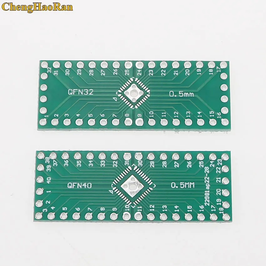 ChengHaoRan 5 PCS QFN32 QFN40 0.5MM adapter Socket Adapter plate PCB ...