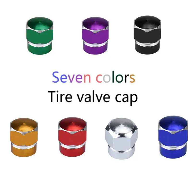 High quality Aluminium 4Pcs Car Truck Bike Tire Wheel Rims Stem Air ...