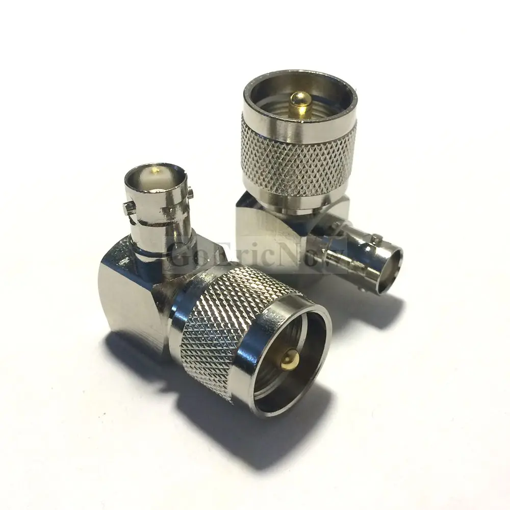 Conector RF adaptador Coaxial de 90 grados, 1 piezas, UHF, PL259, macho ...